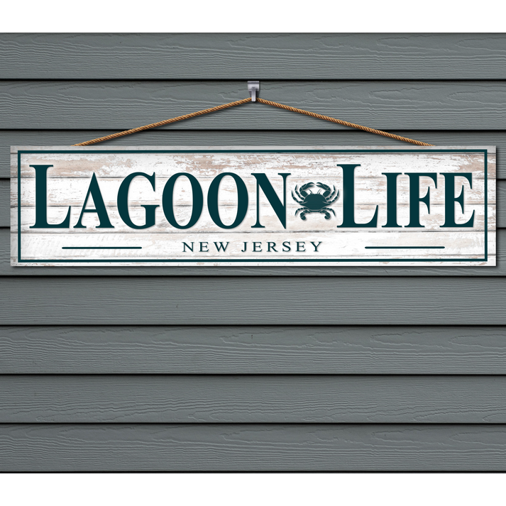 6"x24" - Lagoon Life - Wood Sign – Lagoon Life NJ
